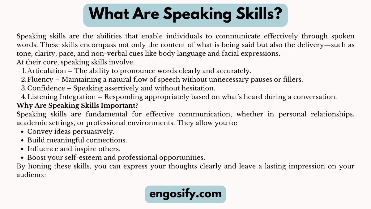 Master Your Speaking Skills with Ease: Tips, Tools, and Strategies